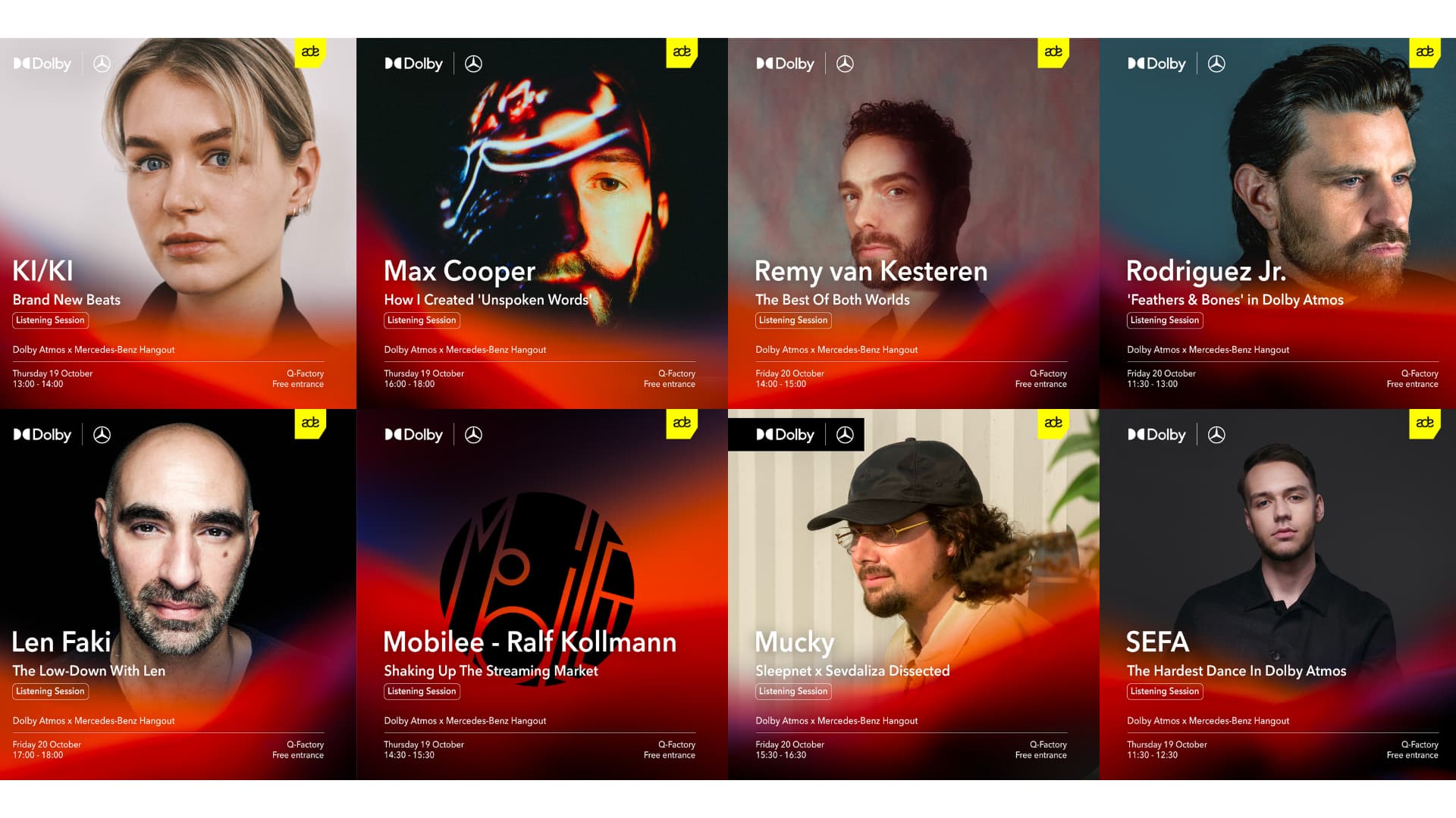 Amsterdam Dance Event (ADE) 2023 - Dolby Professional