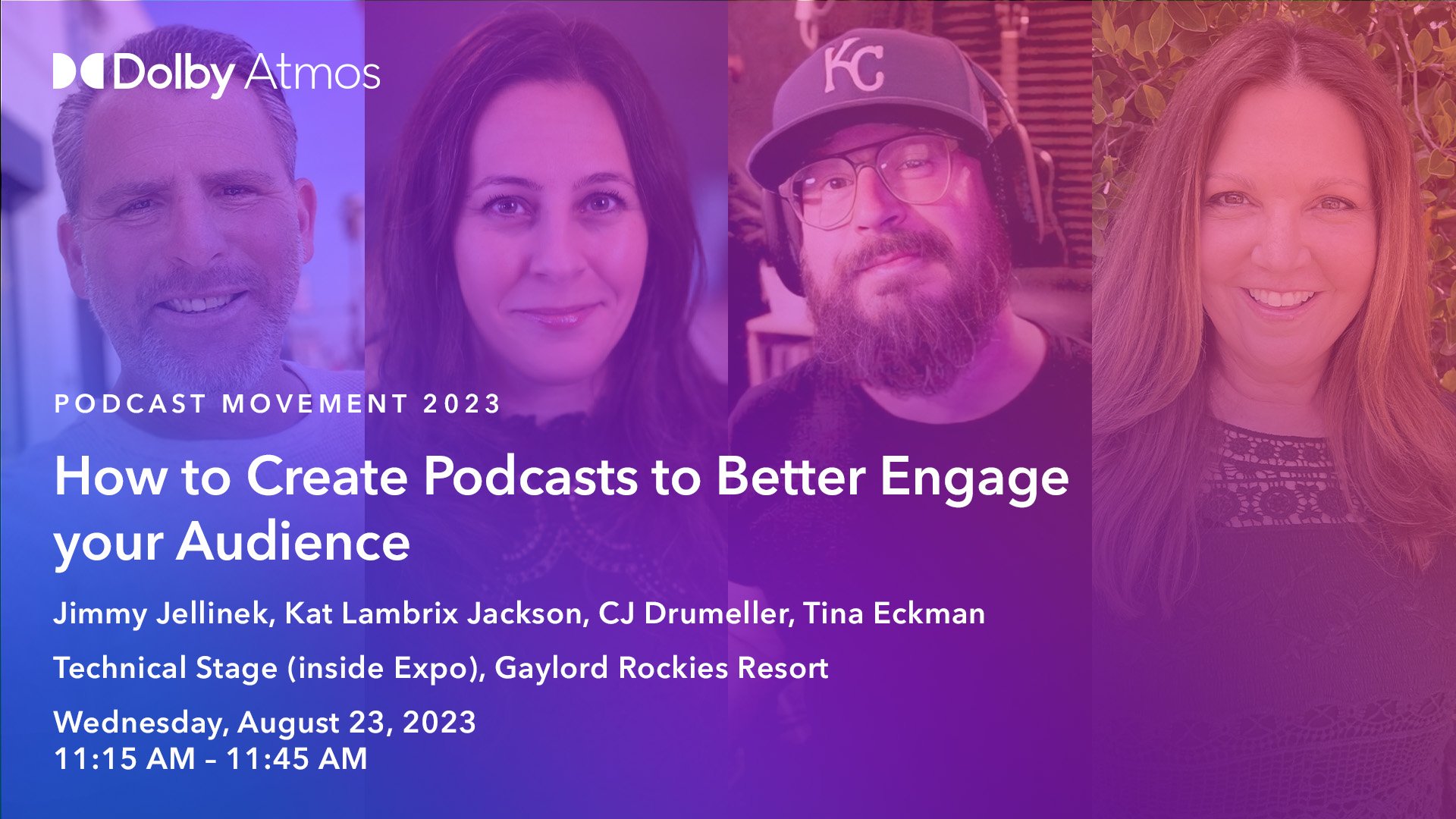 Join Dolby at Podcast Movement 2023 - Dolby Professional Join Dolby at Podcast Movement 2023 - Dolby Professional