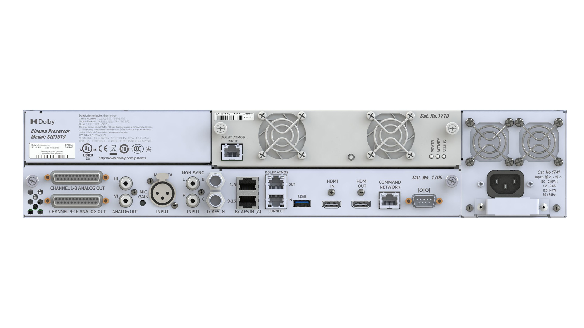 Dolby Atmos Cinema Processor CP950A - Dolby Professional Dolby Atmos Cinema Processor CP950A - Dolby Professional